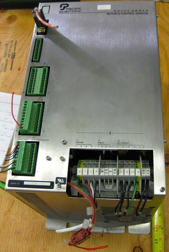 Pacific Scientific SC750 Servo Drive 121-236 Rev B. SC755A040-08 ASML ...