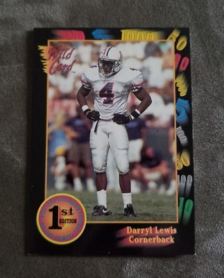 1991 WILD CARD COLLEGIATE FOOTBALL - DARRYL LEWIS #30 - ARIZONA | eBay
