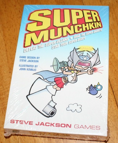 Steve Jackson Games: SUPER MUNCHKIN CARD GAME #1440 - NEW/SEALED - Dork ...