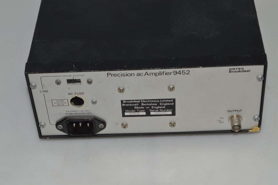 Brookdeal ORTEC MODEL # 9452 Precision AC Amplifier Preamp (TGX62) | eBay
