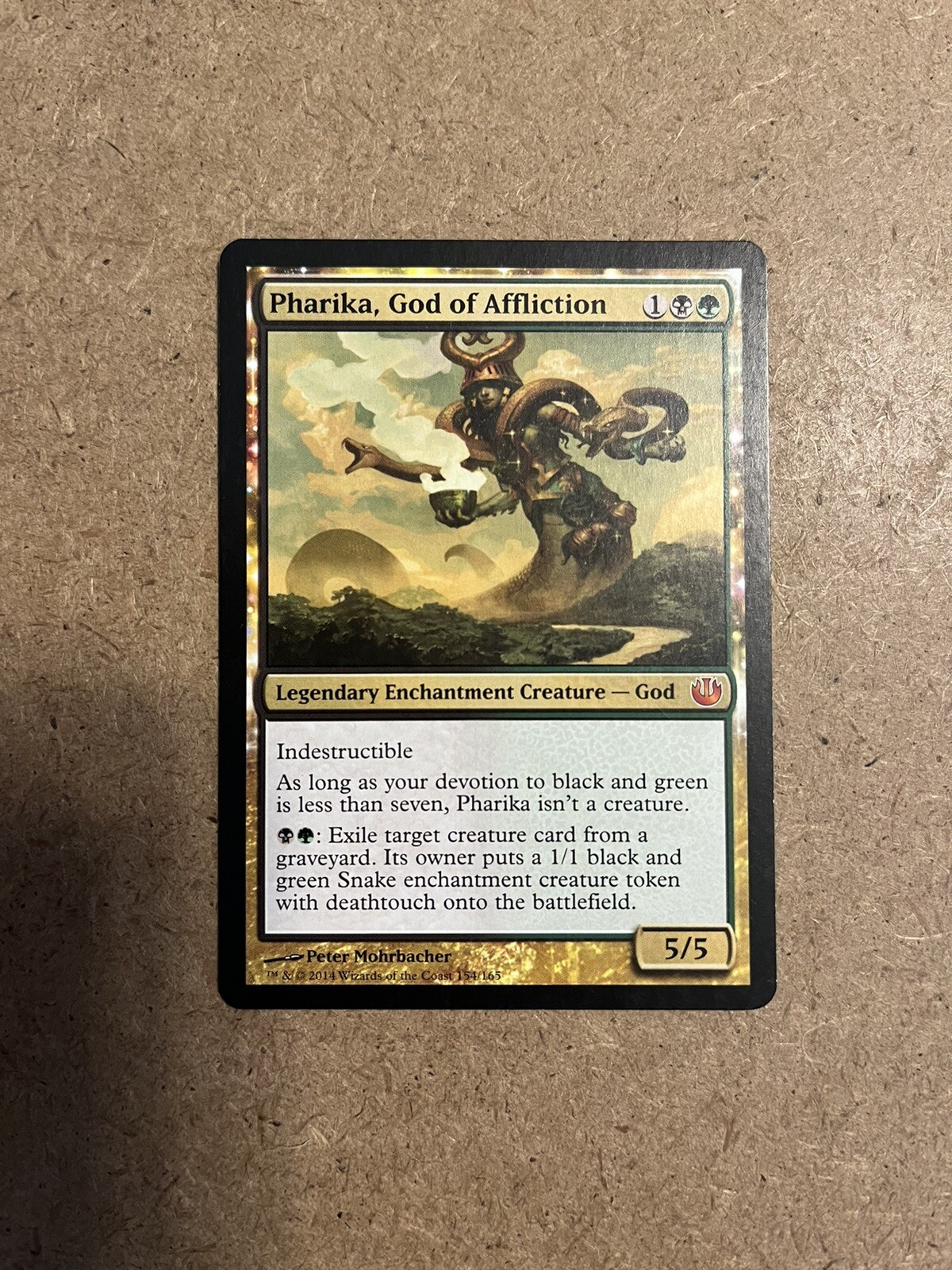 MTG Pharika, God of Affliction Journey into Nyx 154/165 Regular Mythic ...