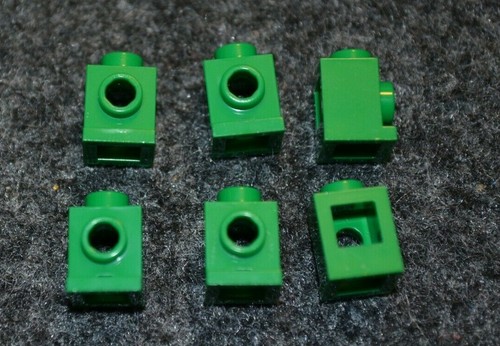 (6) 1x1 Green Headlight Brick w/ Peg and Ledge ~ Lego ~ NEW ~ Castle | eBay