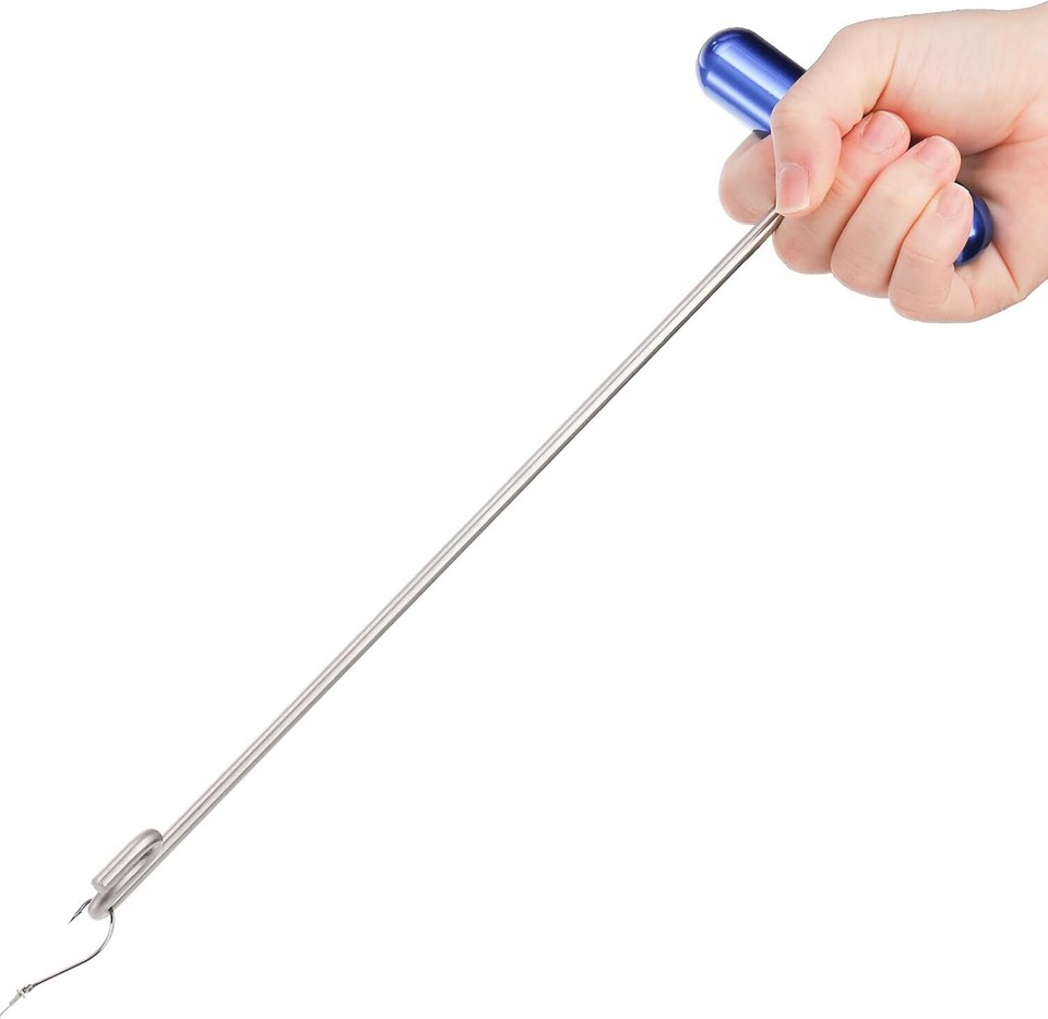 2 Pack Fishing Hook Remover, 12" Fish Dehooker Tool Saltwater Fish Hook ...