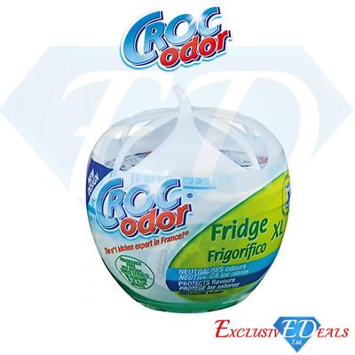 Croc Odor Fridge Deo XL Deodoriser Neutralise Smell Odour Freshener ...
