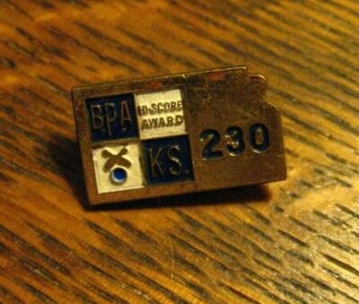 BPA Kansas Bowler Lapel Pin - Vintage Bowling High Score Ball Pins ...