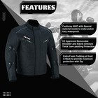Profirst Motorcycle Waterproof Cordura Textile Jacket Motorbike Riding ...