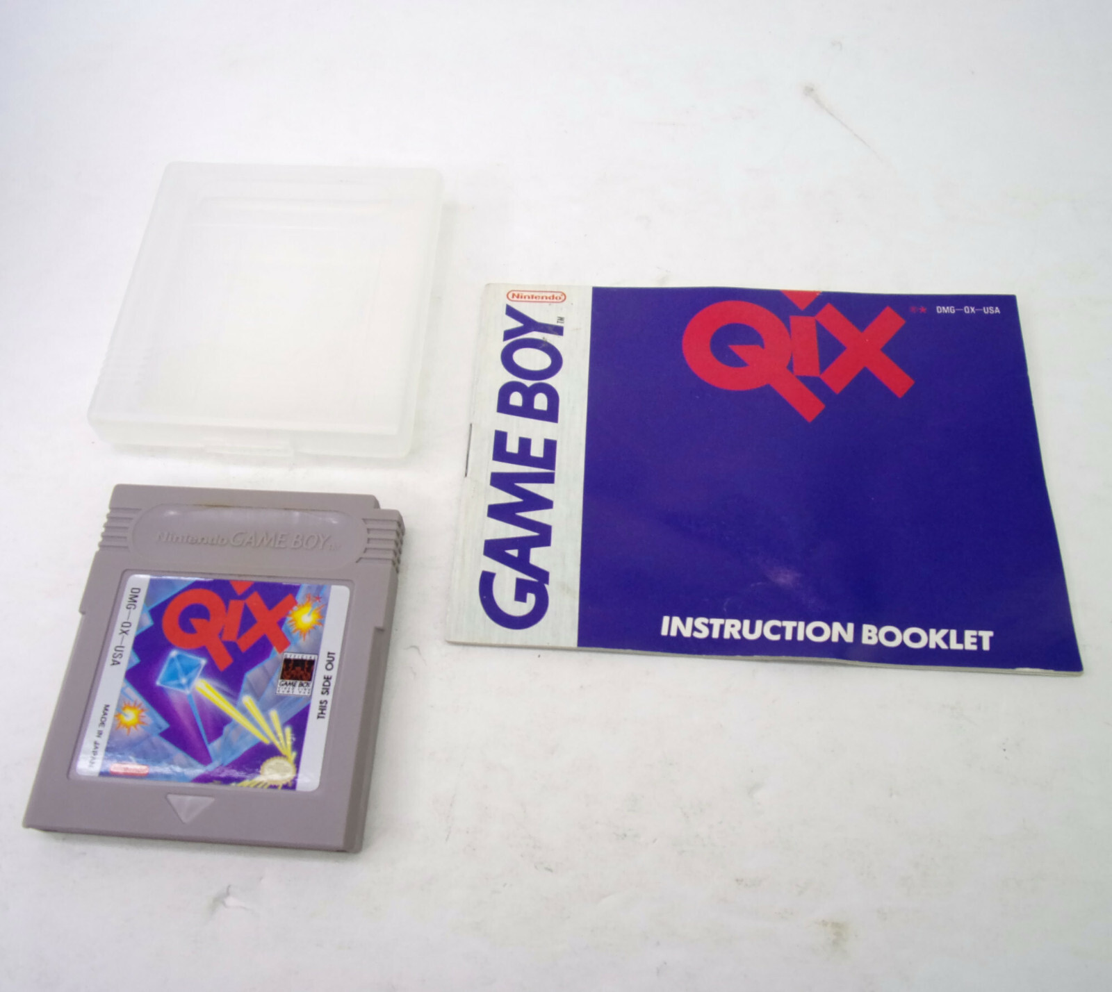 Qix Nintendo Game Boy Cartridge w/ Manual & Case AUTHENTIC TESTED | eBay
