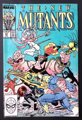 1988 THE NEW MUTANTS JULY #65 MARVEL COMICS DEMONS! Z1957 | eBay