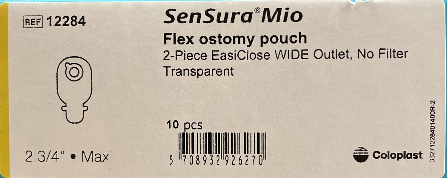 COLOPLAST SenSura Mio Flex Ostomy Pouch EasiClose 2 3/4” 12284 | eBay