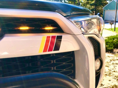 TRD 4Runner Decal Sticker Tri Color Pro Stripes Trail SR5 Toyota 4 ...