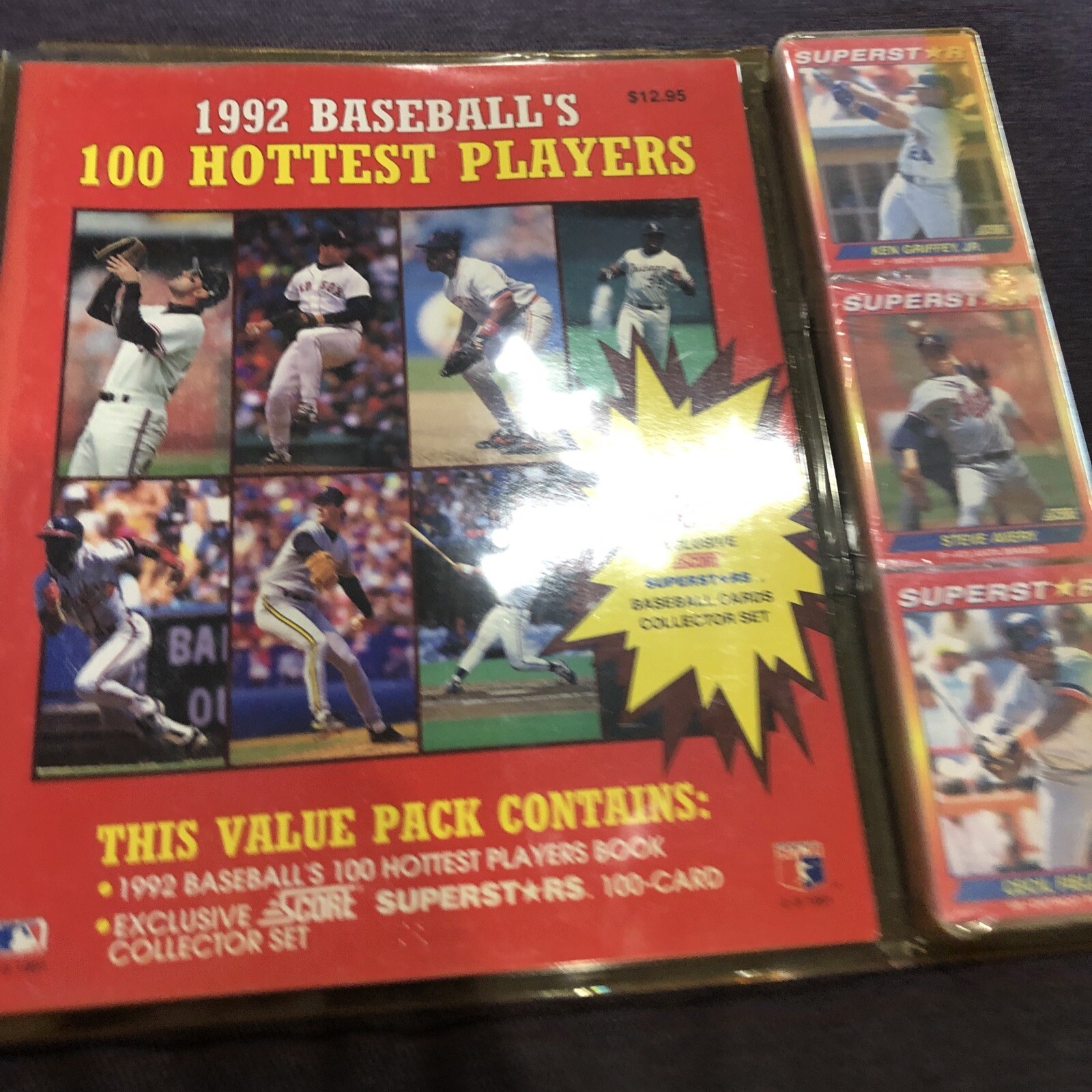 Sealed 1992 Score Baseball's 100 Hottest Players Collector Card Set w ...