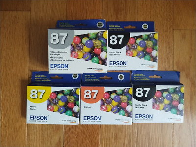 GENUINE LOT #87 EPSON T0870 T0871 T0874 T0878 T0879 INK STYLUS PHOTO ...