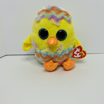 Ty Easter Chick Egg Beanie Boos Corwin, 6 Inch Plush, NWT | eBay