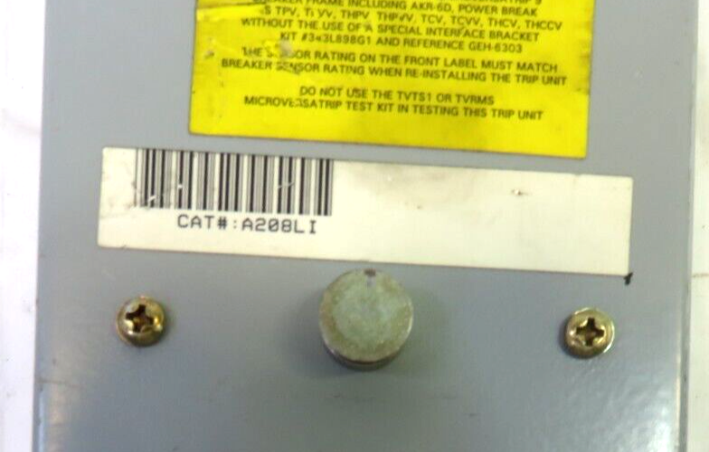 GE MicroVersaTrip Plus Trip Unit A208LI 300A, FOR PARTS/ REPAIR | eBay