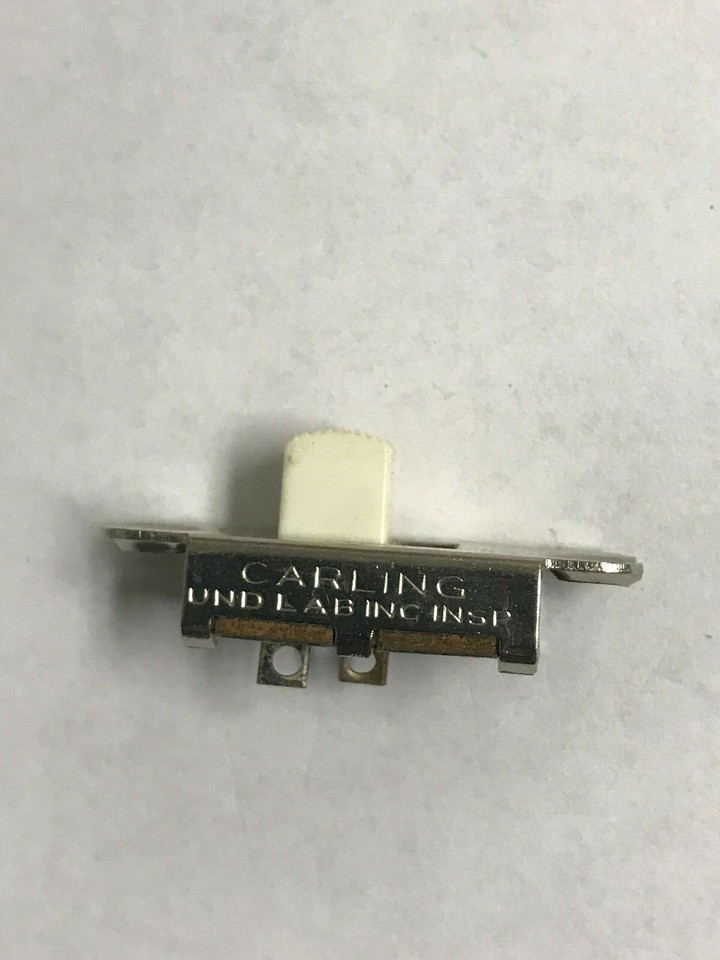 CARLINGTON S0351X SLIDE SWITCH 4A 125VAC ON/OFF "WHITE" DOWPAK | eBay