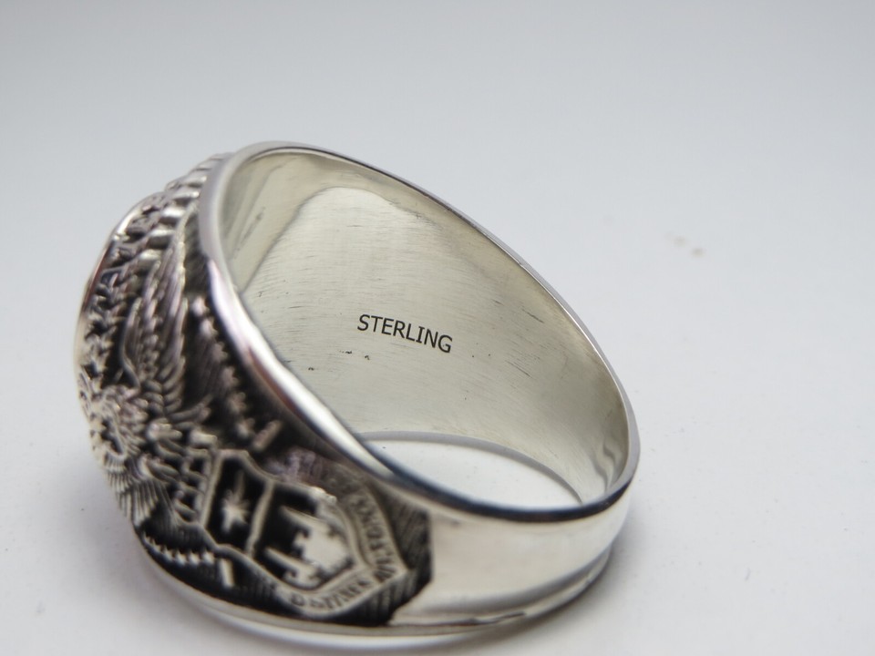SILVER 925 , USAF RING , UNITED STATES , AIR FORCE , Men Ring , US size ...