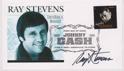 SIGNED RAY STEVENS FDC AUTOGRAPHED FIRST DAY COVER EVERYTING IS ...