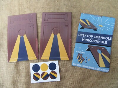 2x Desktop Cornhole Board Mini Cornhole Parent-Child Toy Educational ...