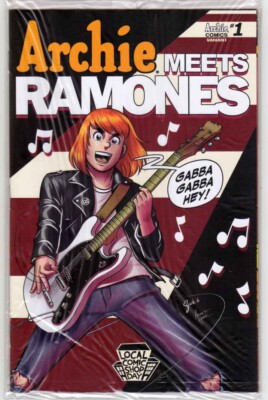 ARCHIE MEETS RAMONES LCSD 2016 ONE SHOT (2016) Gisele Lagace Cover | eBay