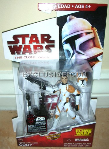 2009 Star Wars The Clone Wars 3.75" CW28 Commander Cody Firing Blaster ...