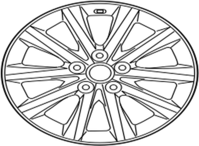 42611-53510 Toyota Wheel, disc 4261153510, New Genuine OEM Part | eBay