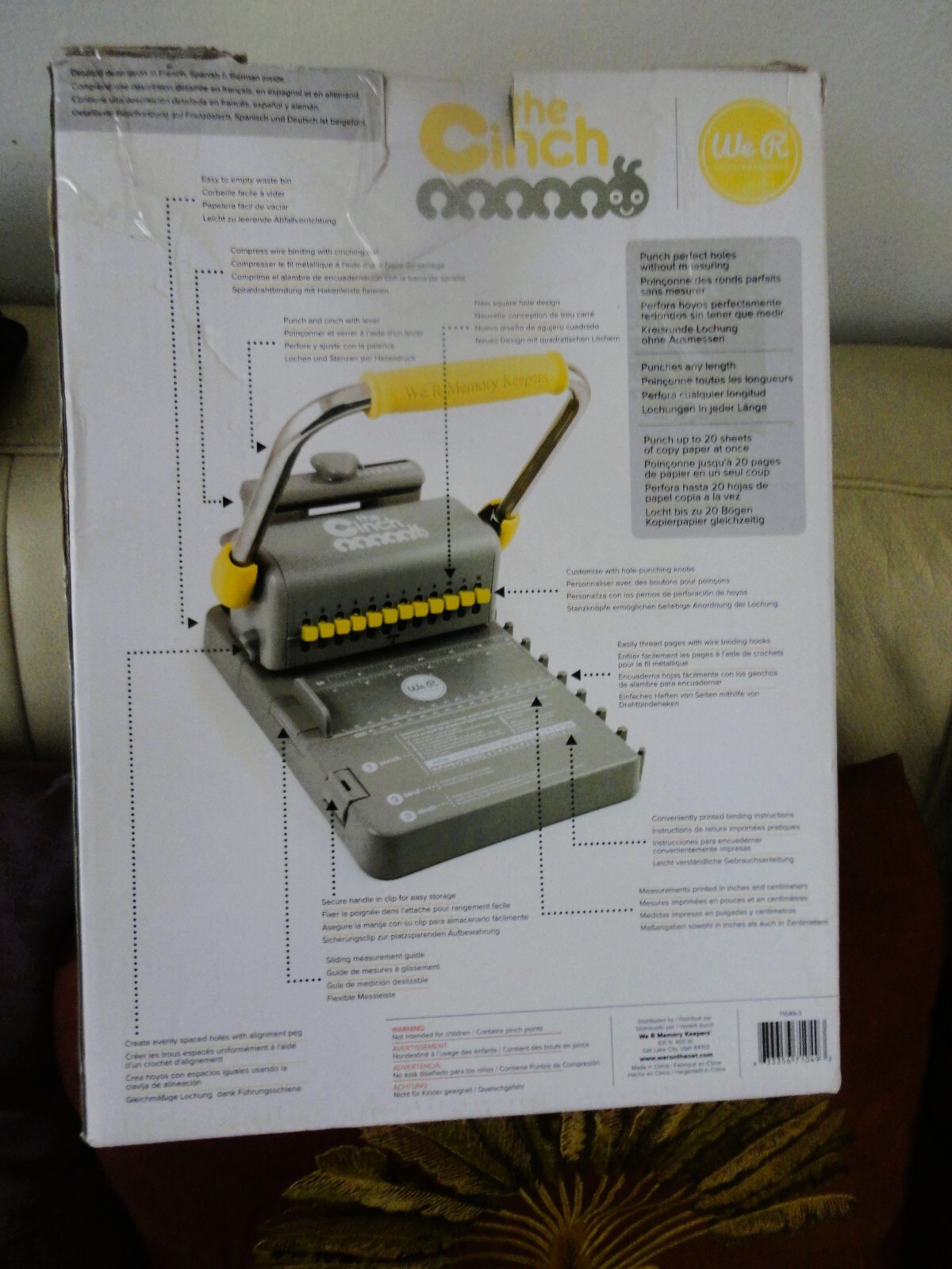 We R Memory Keepers 710509 The Cinch Book Version 2 Binding Machine for ...