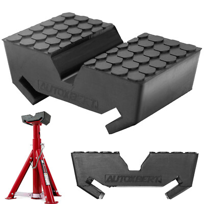 Car Jack Stand Adapter Pad Rubber Truck Pinch Weld Frame Saddle ...