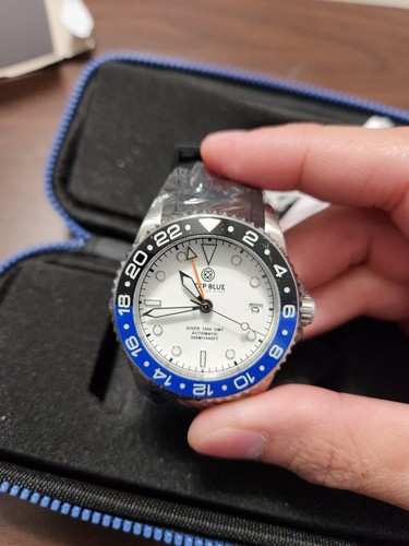 Brand New Deep Blue Automatic GMT NH34 Men's Diver 40mm | eBay