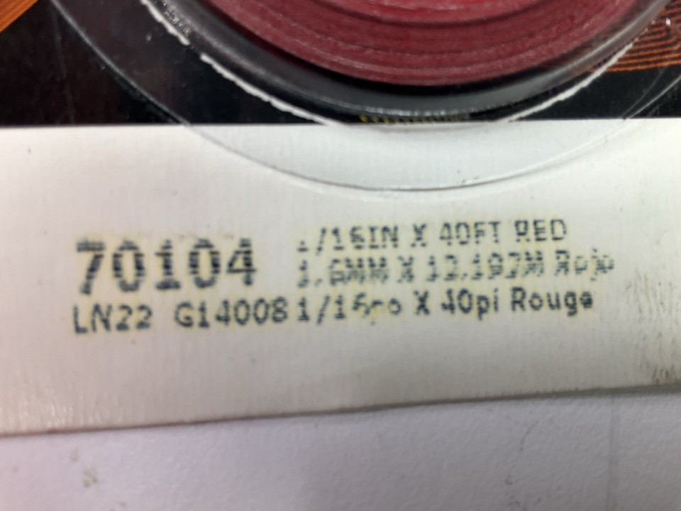 3M 70104 Pinstripe Striping Tape - 1/16" X 40' Red Stripe Tape | eBay