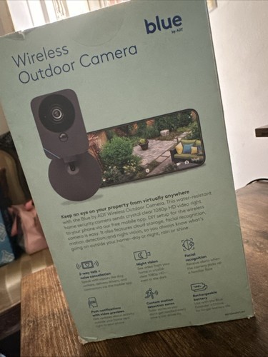 blue by ADT - WIRELESS OUTDOOR CAMERA (SCE2R0-29) BRAND NEW IN BOX | eBay