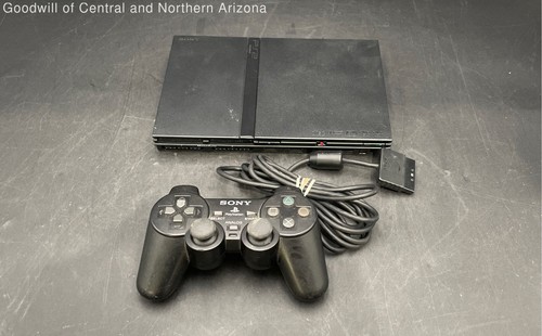 Sony Playstation 2 Slim PS2 Video Game Console Accessories Bundle [01/ ...