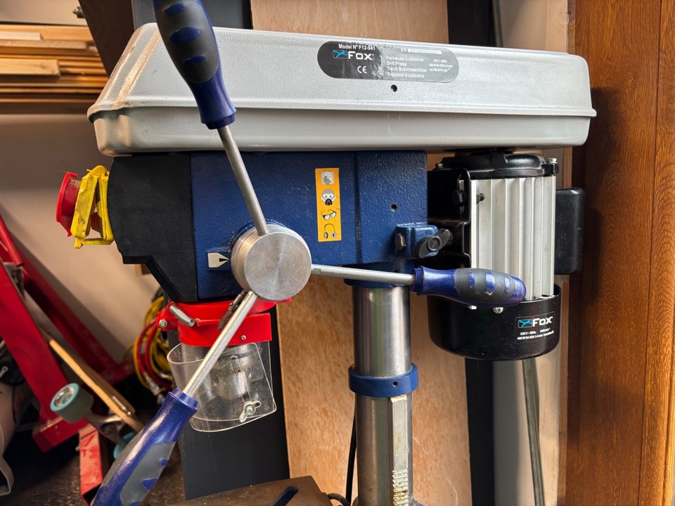 Fox Bench Mounted Pillar Drill | eBay UK