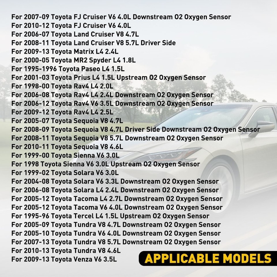 2X 234-4260 O2 Oxygen Sensor Up/Downstream for Toyota Camry Lexus ES300 ...