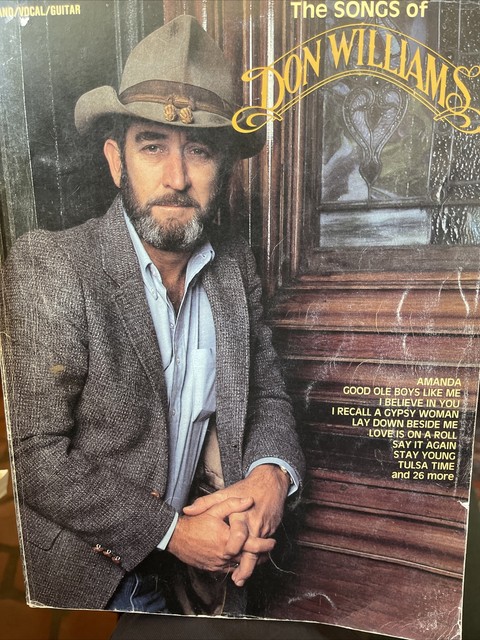 The Songs of Don Williams Sheet Music Piano Vocal Guitar Songbook ...