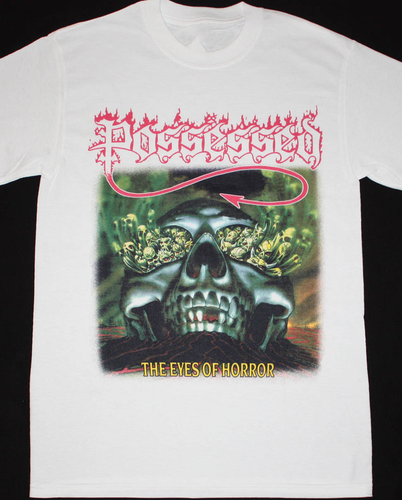 Possessed BAND THE EYES OF HORROR white T-shirt Unisex S-5Xl JN465 | eBay