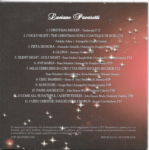 CD Luciano Pavarotti Christmas Voices CD, Comp, Promo 0 Classical ...