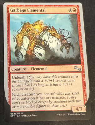 Garbage Elemental (E) unleash 082 Unstable Magic the Gathering MTG | eBay
