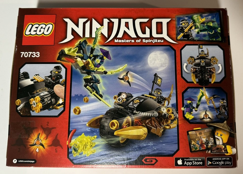 LEGO Ninjago Blaster Bike 70733 NEW Sealed Set Cole Cowler Skreemer ...