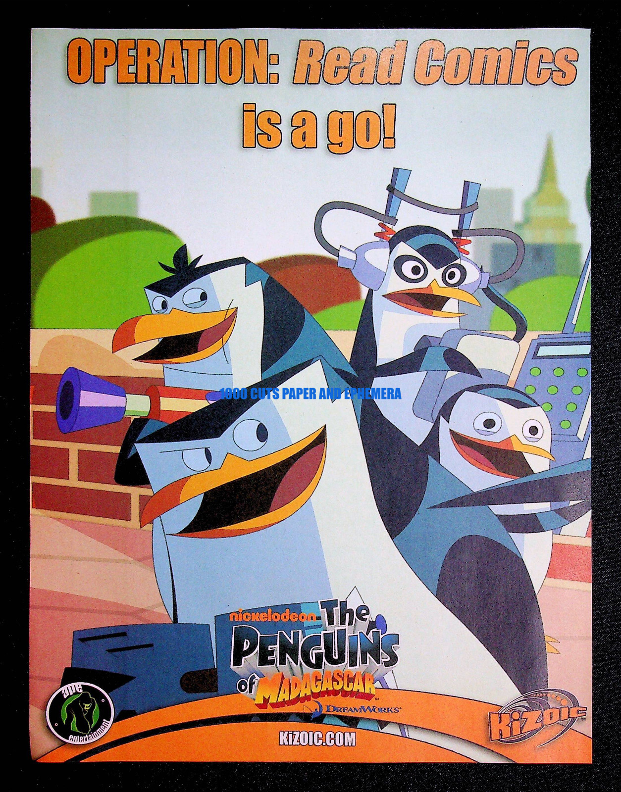 The Penguins of Madagascar Ape Ent. Nickelodeon 2010 Print Magazine Ad ...