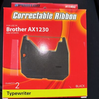 Porelon Brand Two Correctable Ribbons for Brother AX1230 & more | eBay
