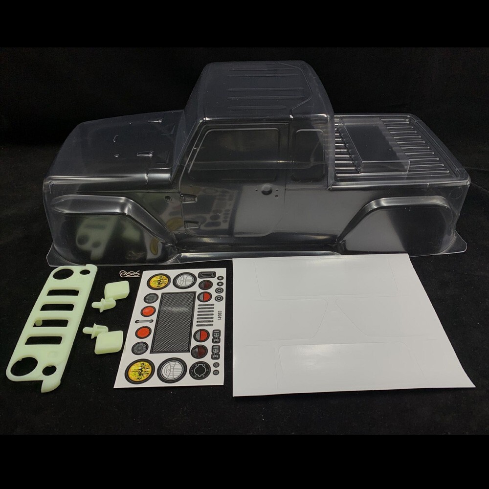 1:10 RC Clear Lexan Body Shell for JP1 313mm Rock Crawler fit Axial ...