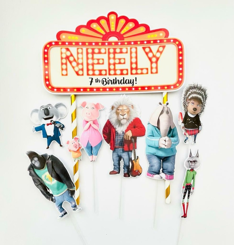 Personalized Sing Cake Topper | eBay