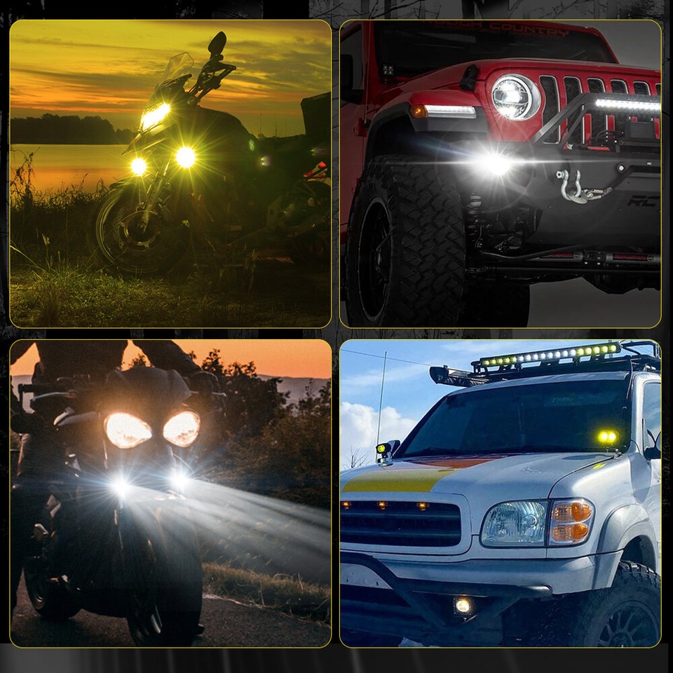 For Can-Am Maverick X3 Upper Roof 50" Curved LED Light Bar +7" +4" Pods ...