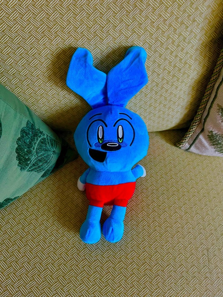 14 Inches, Danno Draw's "Riggy Plush" Blue, Soft, READ DESCRIPTION. | eBay