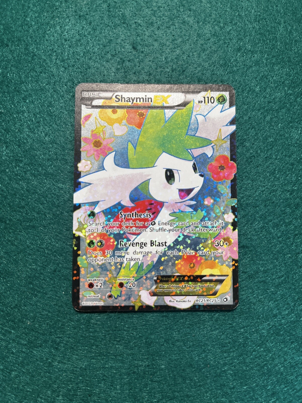 Pokémon Shaymin Ex RC21/RC25 HP Radiant Collection English | eBay