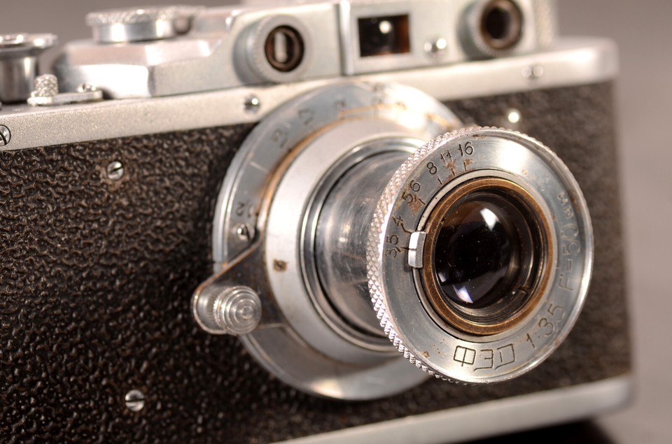 FED 1 ⭐Serviced CLA Leica Soviet film L39 Camera FED f:3.5 Lens Really ...