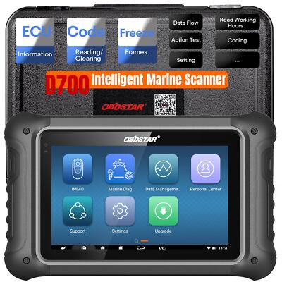 OBDSTAR D700 B for Outboard Intelligent Marine Diagnostic Code Scanner ...