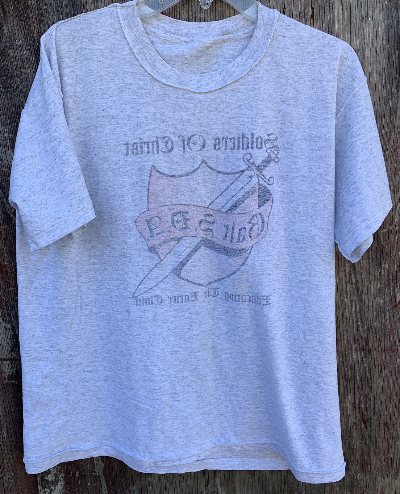 Vintage Galt SDA Soldiers Of Christ Educating The Entire Child T Shirt ...