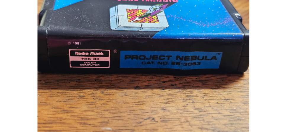 Vintage 1981 RadioShack Tandy TRS80 Color Computer Project Nebula Game ...