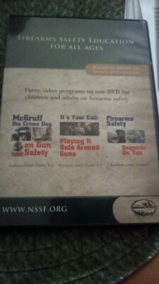 NSSF Firearm Safety Education For All Ages, 3 Programs on one 2003 DVD ...